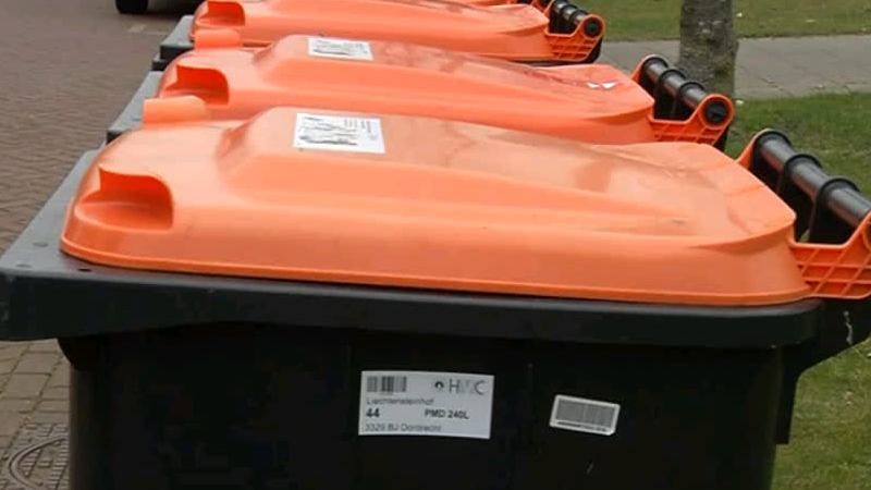 HVC start proef met oranje container in meer wijken