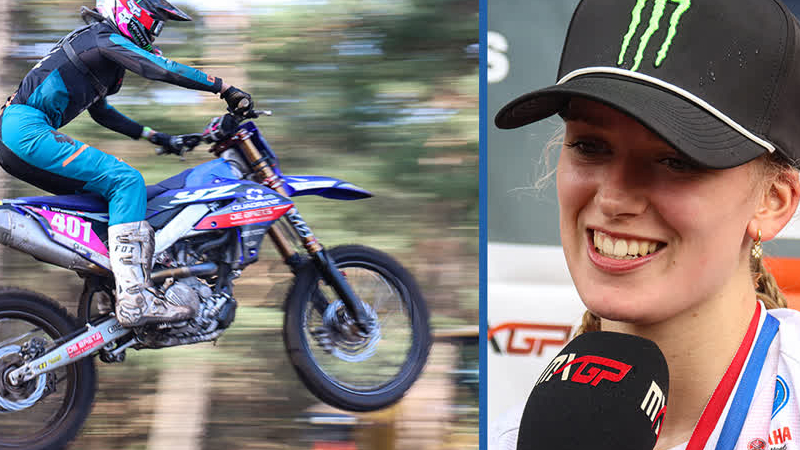 Lotte van Drunen crosst naar WK-winst: 'We hebben er zó hard voor gewerkt'